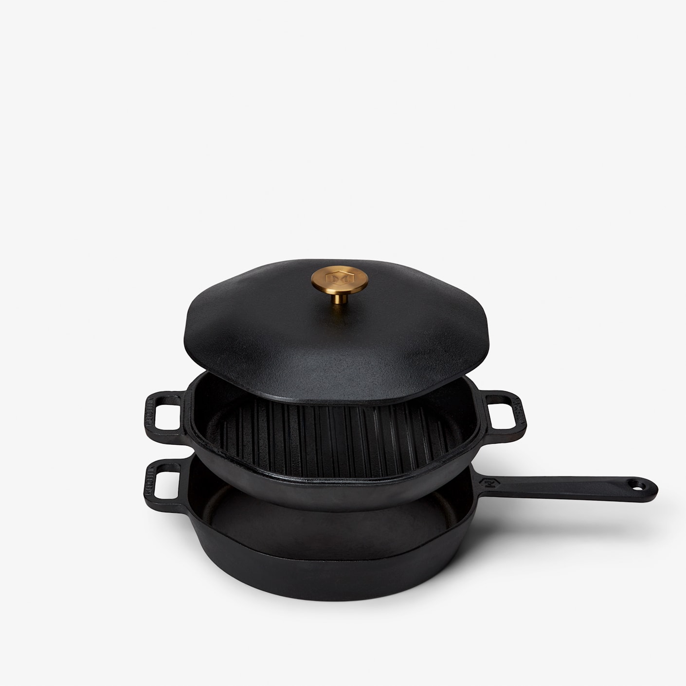 Cast Iron Skillet And Grill Set Marcellin Bespoke Post