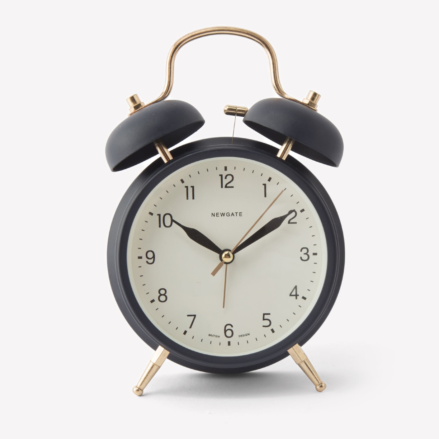 Newgate Brass Knocker Alarm Clock – Petrol Navy | Bespoke Post