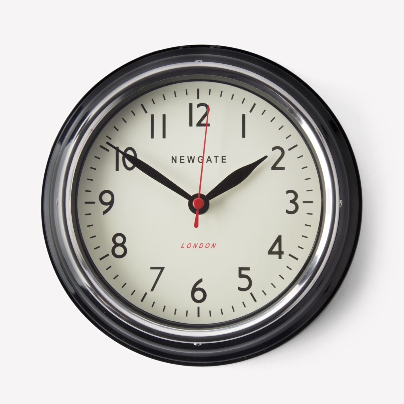 Newgate Mini Cookhouse Wall Clock – Black | Bespoke Post