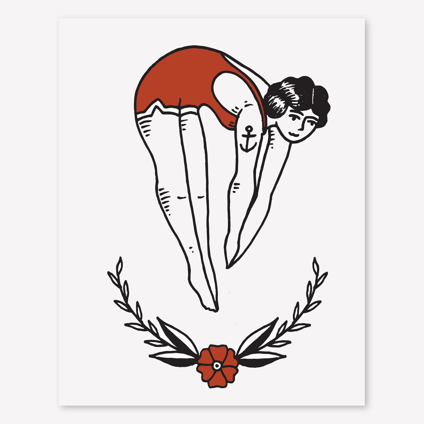 Kyler Martz | Prints & Art by Kyler Martz Diver Girl Giclée Print ...