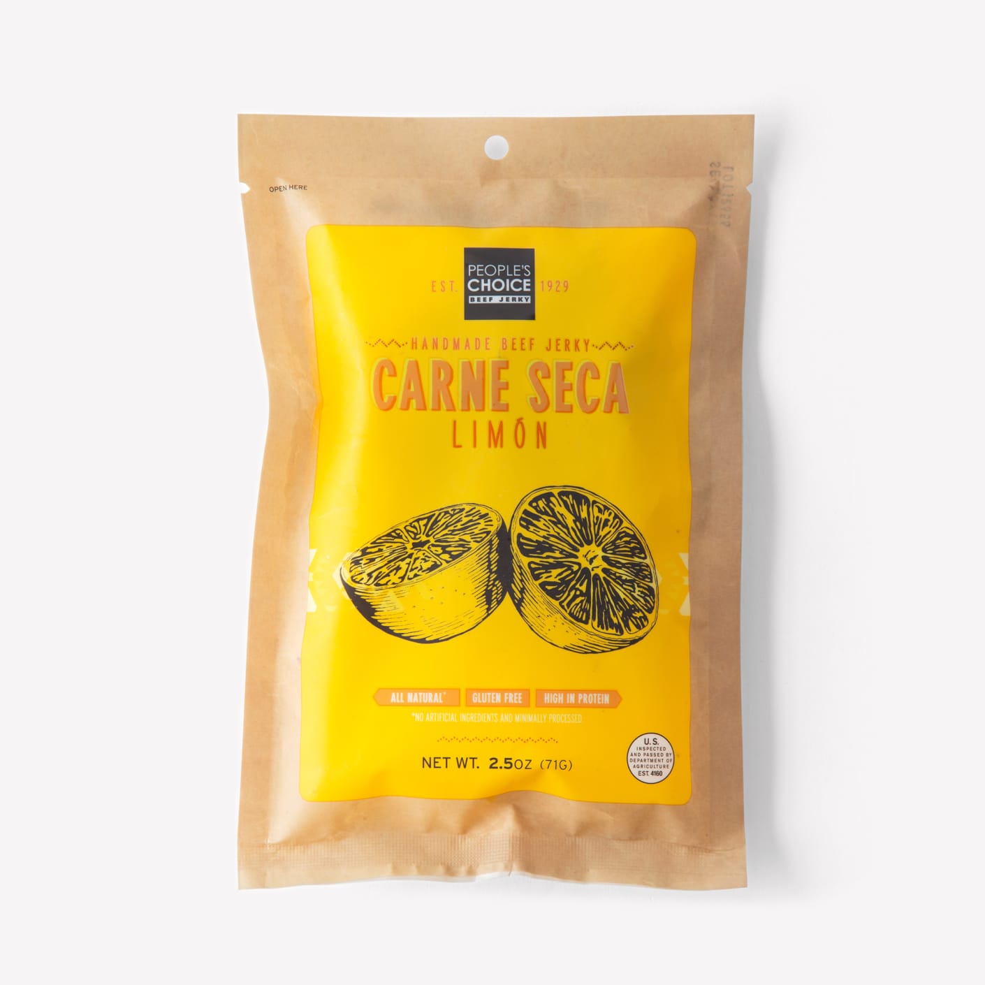 People's Choice Handcrafted Carne Seca Limon Jerky | Bespoke Post