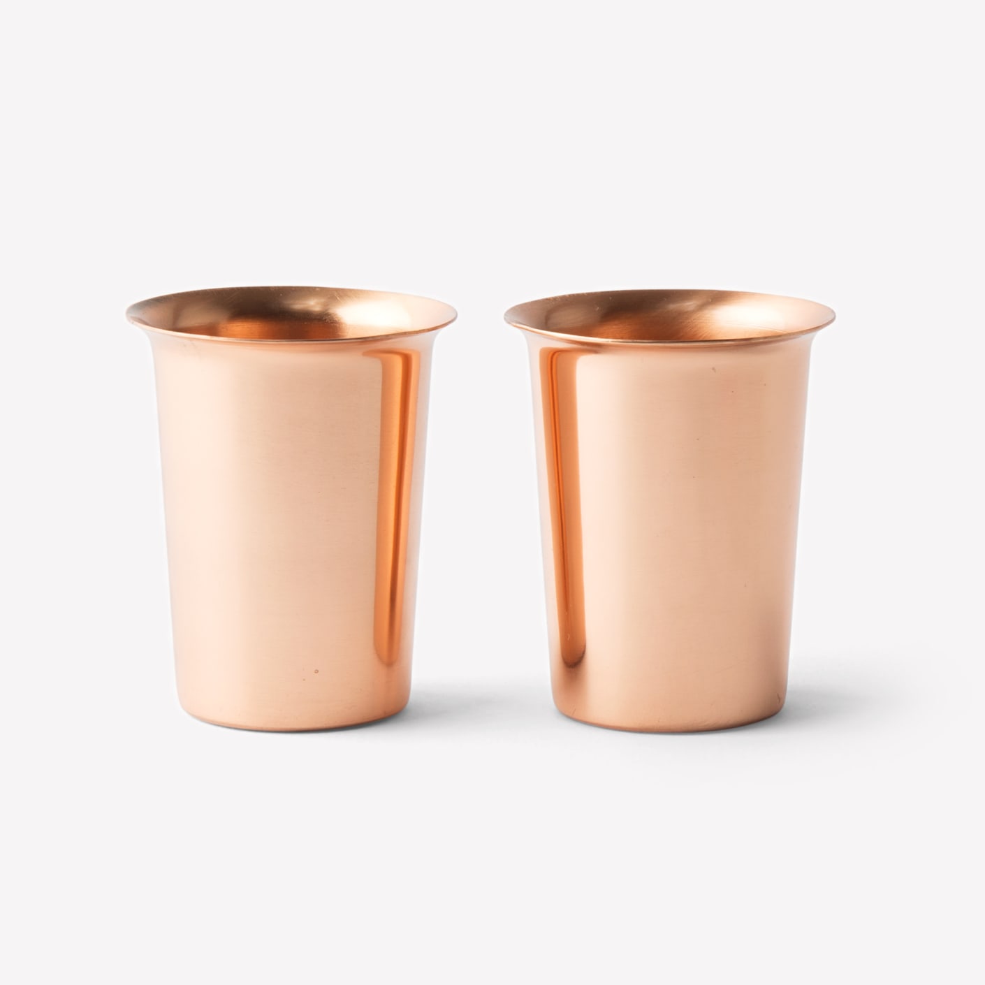 Viski Solid Copper Shot Glasses – Set of Two | Bespoke Post