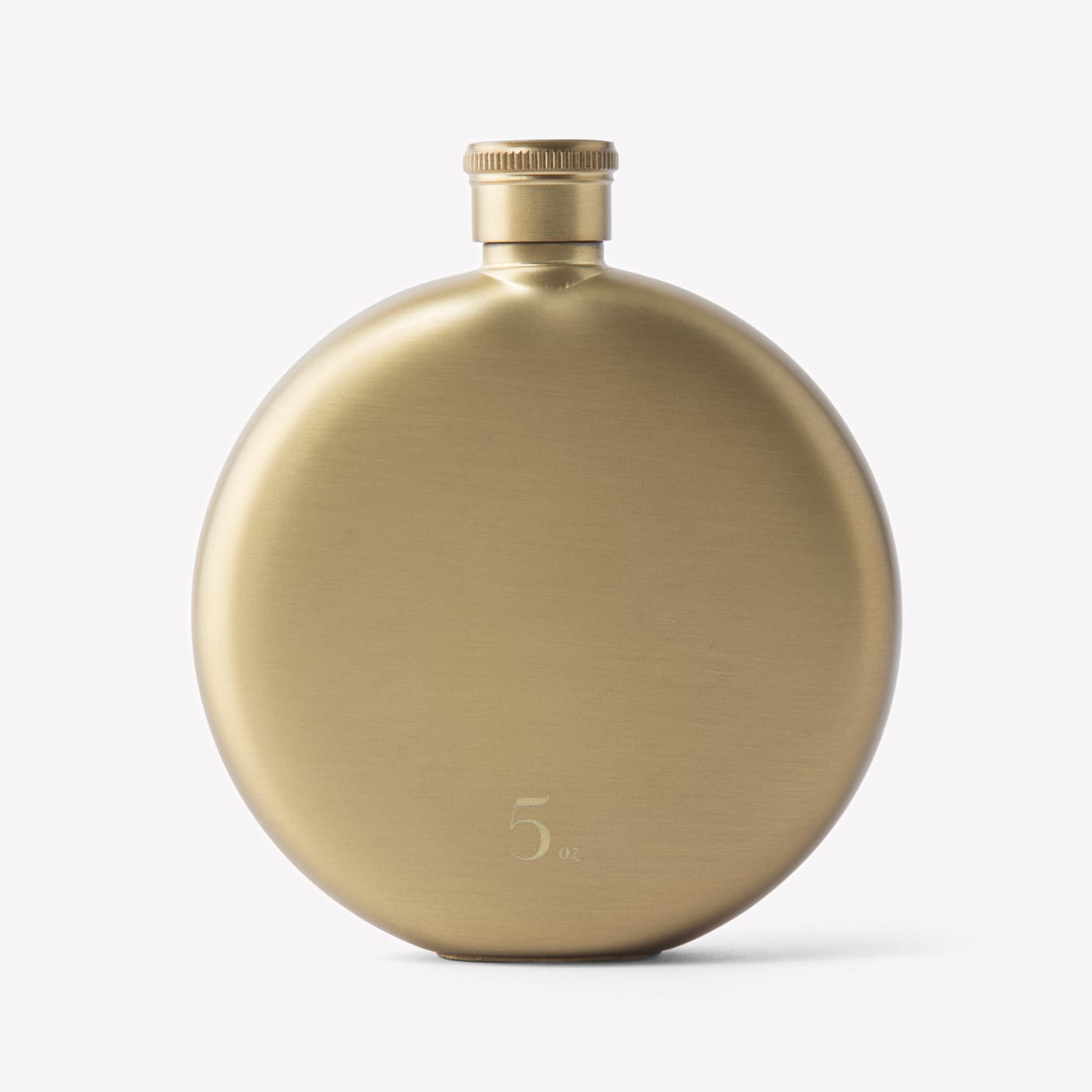 Izola Round Flask – Gold-Finished | Bespoke Post