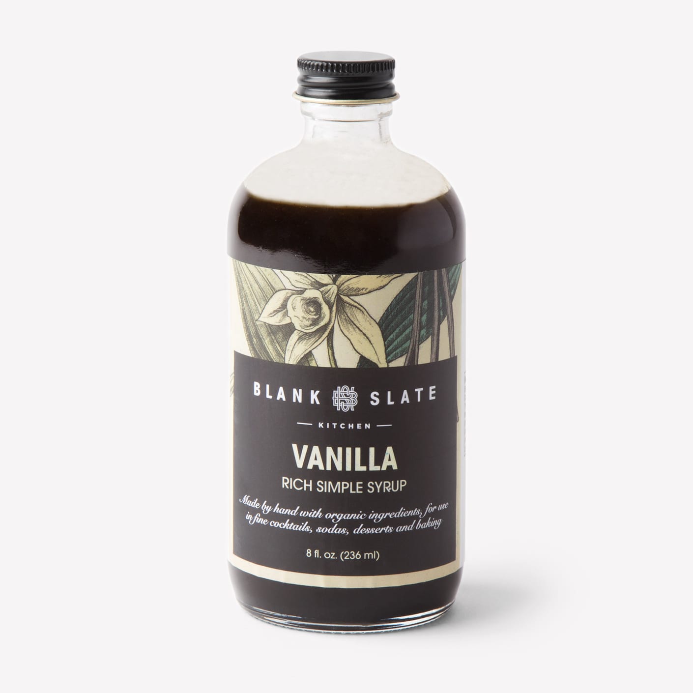 Blank Slate Kitchen Vanilla Rich Simple Syrup | Bespoke Post