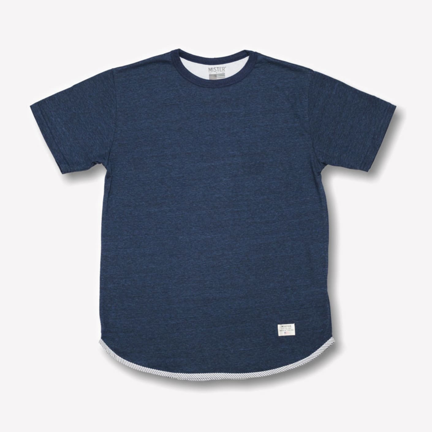 Mister Mr. Hem Tee – Navy | Bespoke Post