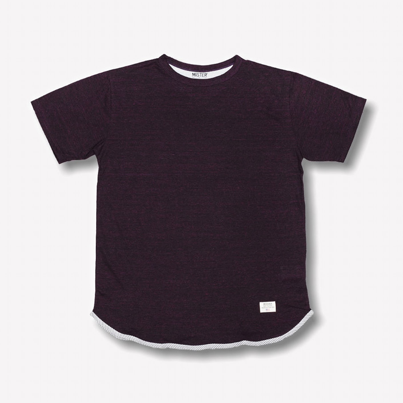 Mister Mr. Hem Tee – Deep Purple | Bespoke Post