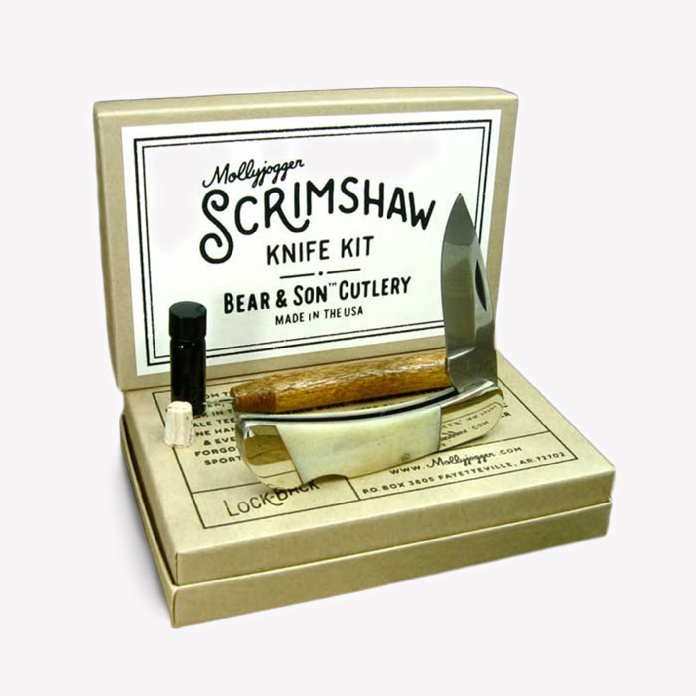 Mollyjogger Bear & Son Scrimshaw Kit | Bespoke Post