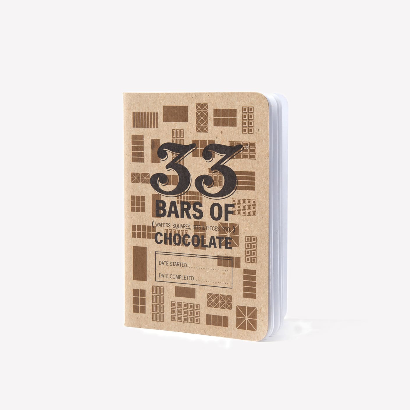 33 Books Co. 33 Bars of Chocolate Tasting Notebook | Bespoke Post