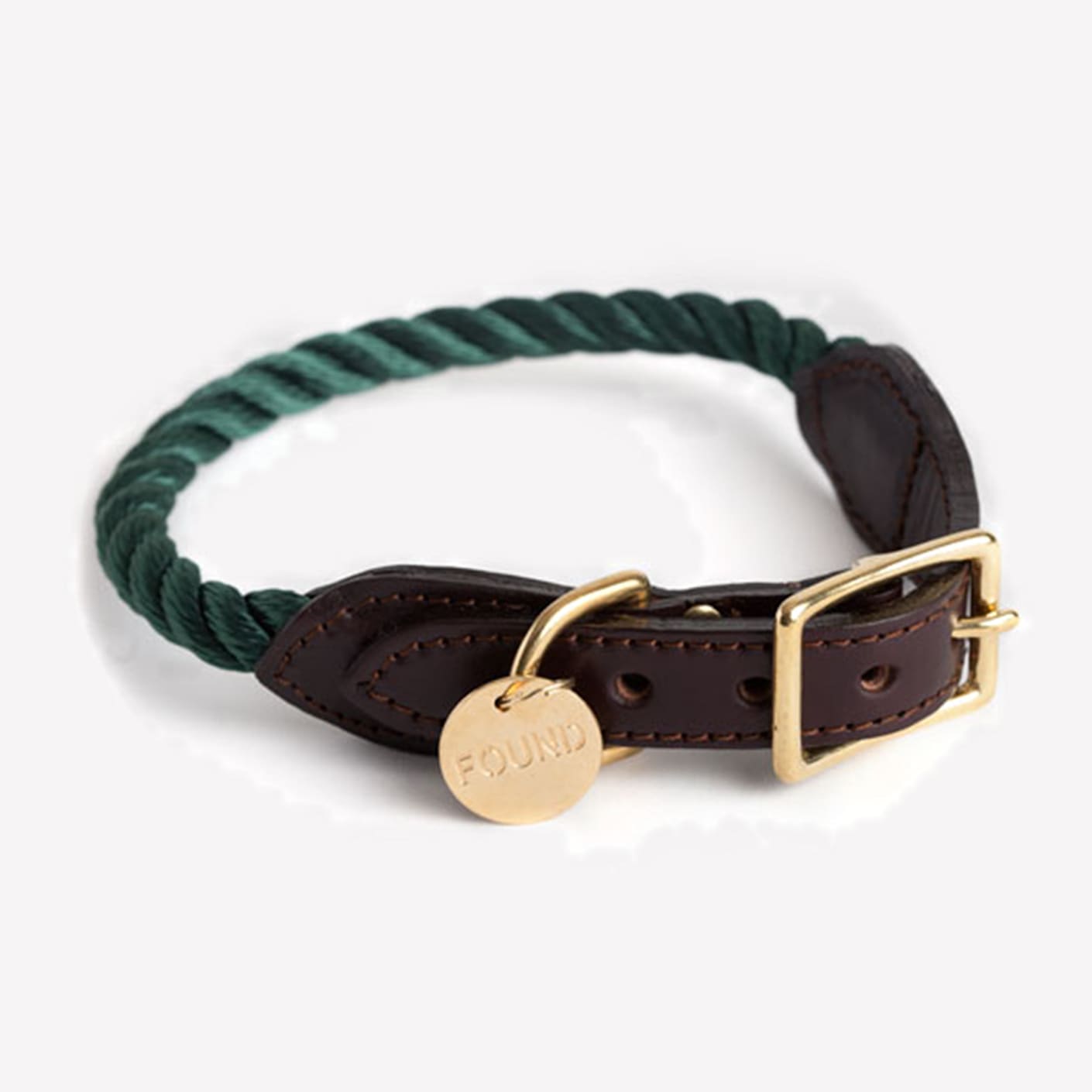 Found My Animal Rope Collar – Hunter Green | Bespoke Post