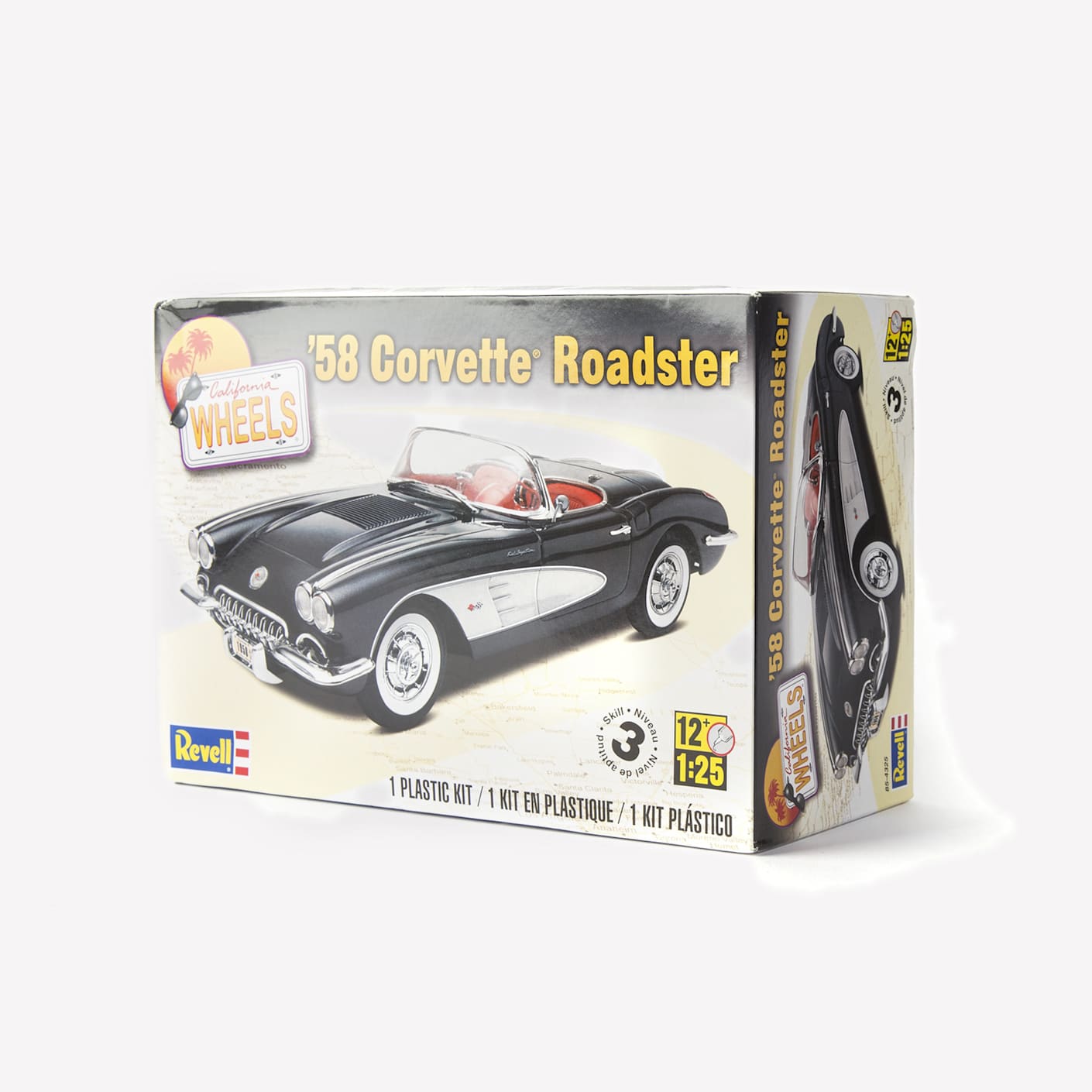 Revell 1/25 '58 Corvette Roadster Plastic Model Kit | Bespoke Post
