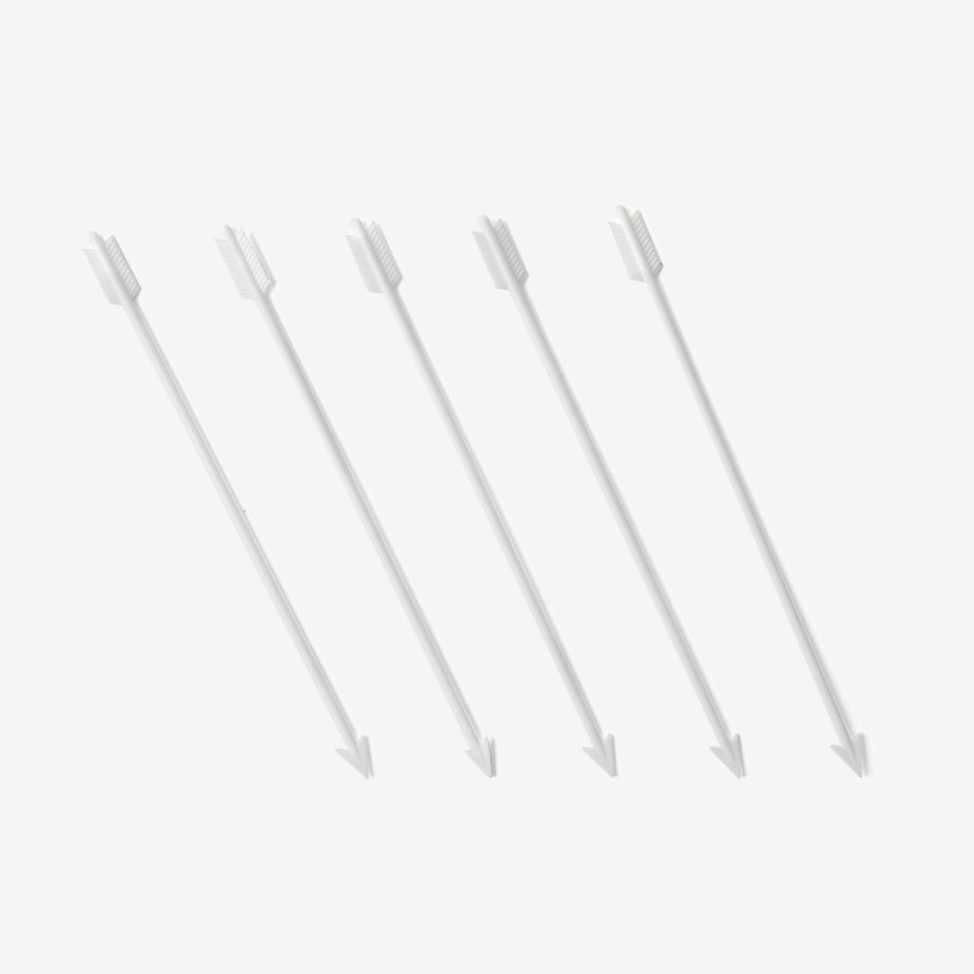Sideshow Press White Arrow Drink Stirs – Set of 10 | Bespoke Post