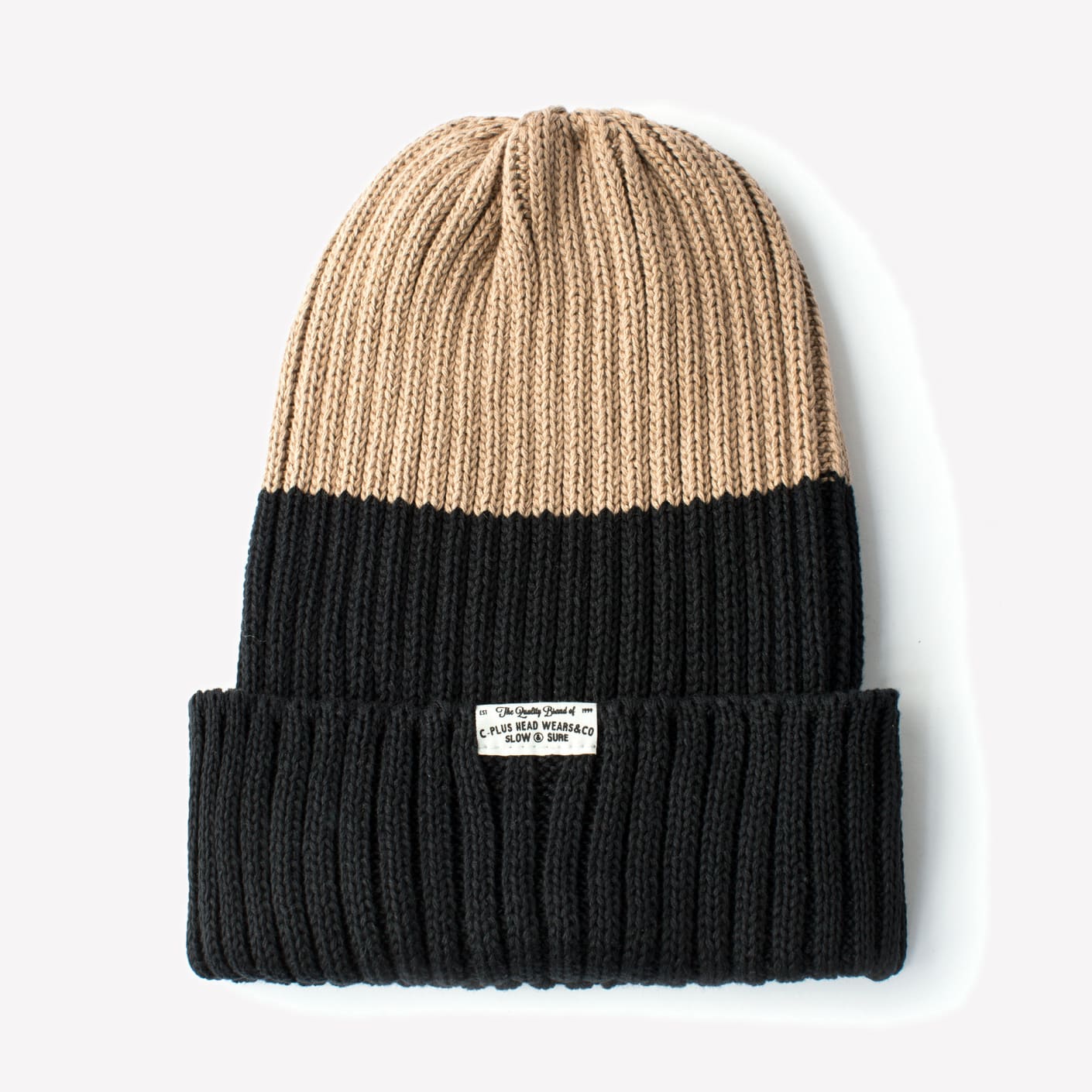 C-PLUS HEAD WEARS Cuff Knit Cap – Color Blocked | Bespoke Post