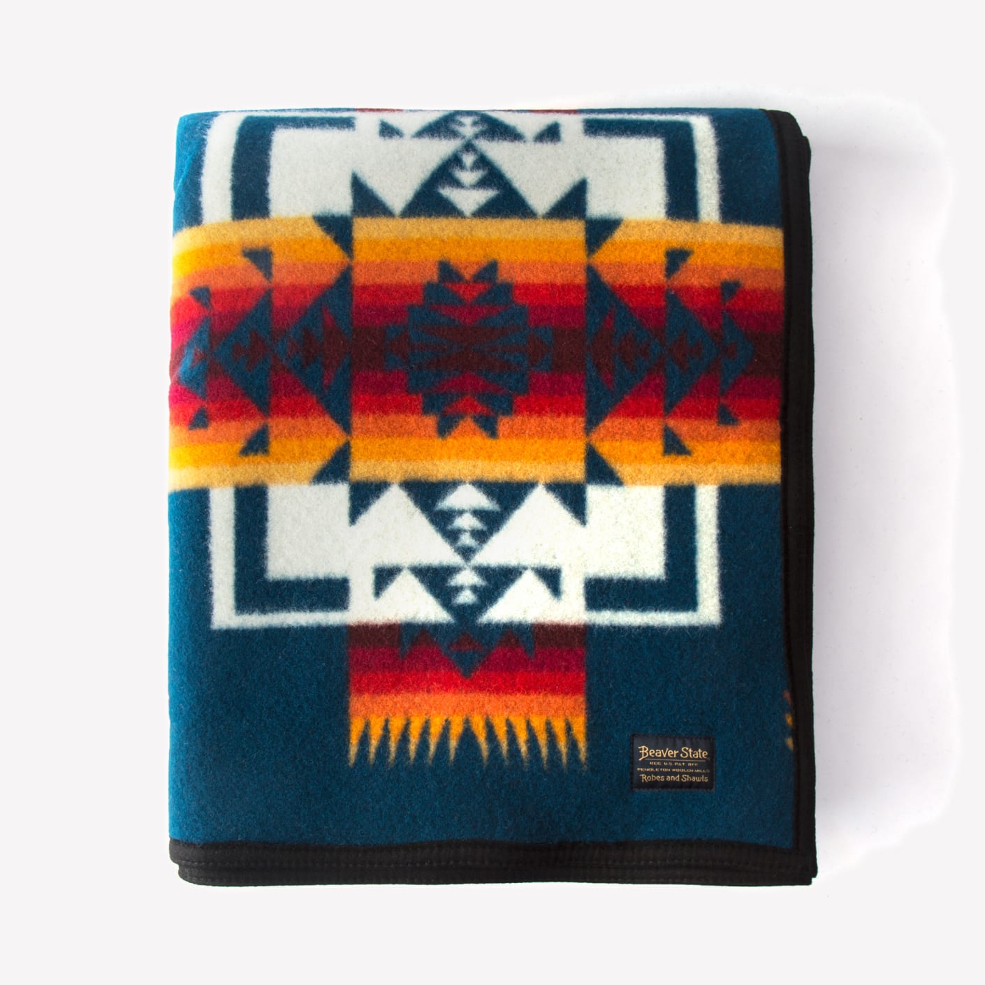 Pendleton Woolen Mills Chief Joseph Blanket – Aegean | Bespoke Post