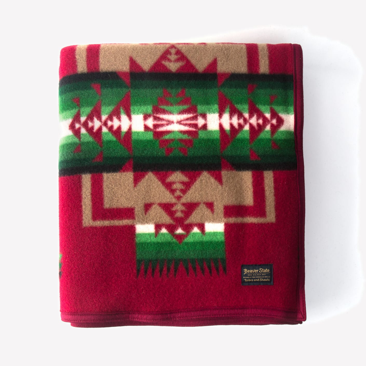 Pendleton Woolen Mills Chief Joseph Blanket – Cardinal | Bespoke Post