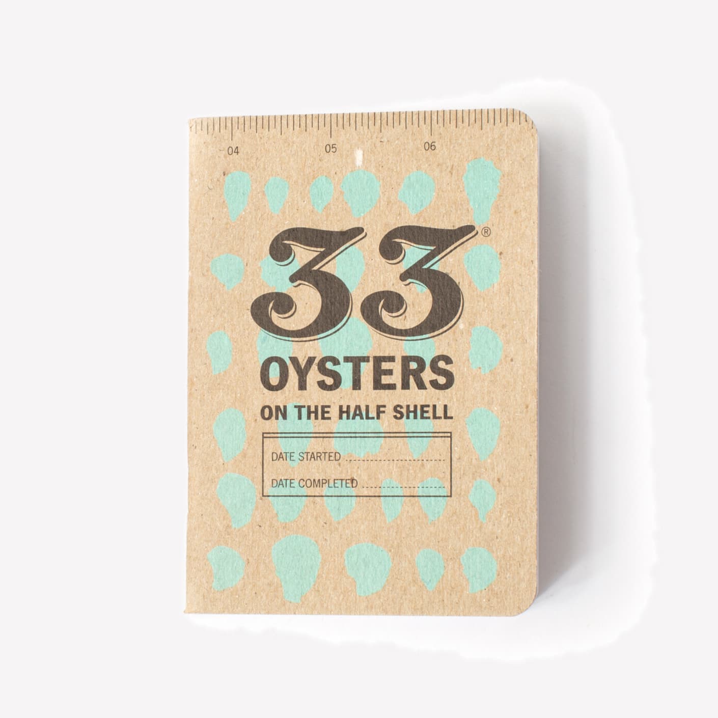 33 Books Co. 33 Oysters on the Half Shell Tasting Notebook | Bespoke Post