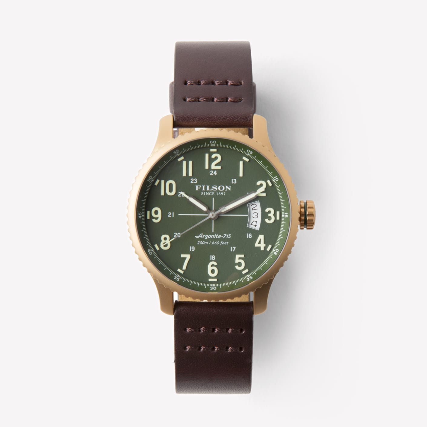 Filson Mackinaw Field Watch – Green | Bespoke Post