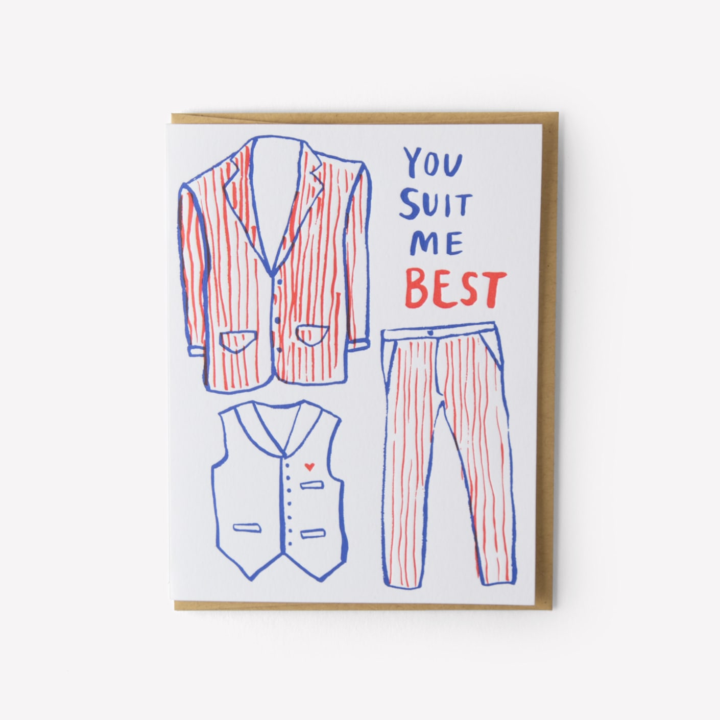 Egg Press Suit Me Best Card | Bespoke Post