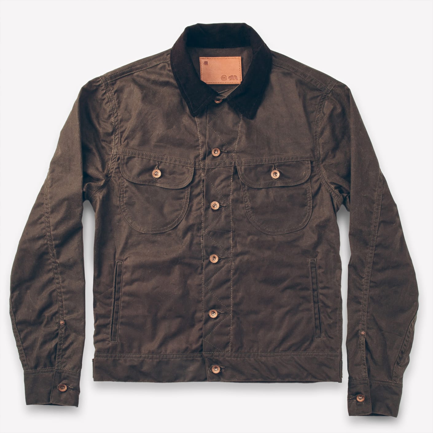 Taylor Stitch The Long Haul Jacket in Dark Oak Waxed Canvas | Bespoke Post
