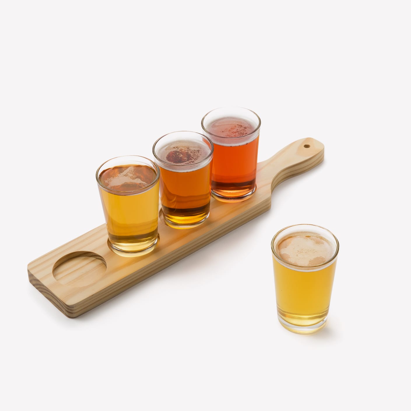 Beer Flight Paddle with Tasting Glasses | Bespoke Post