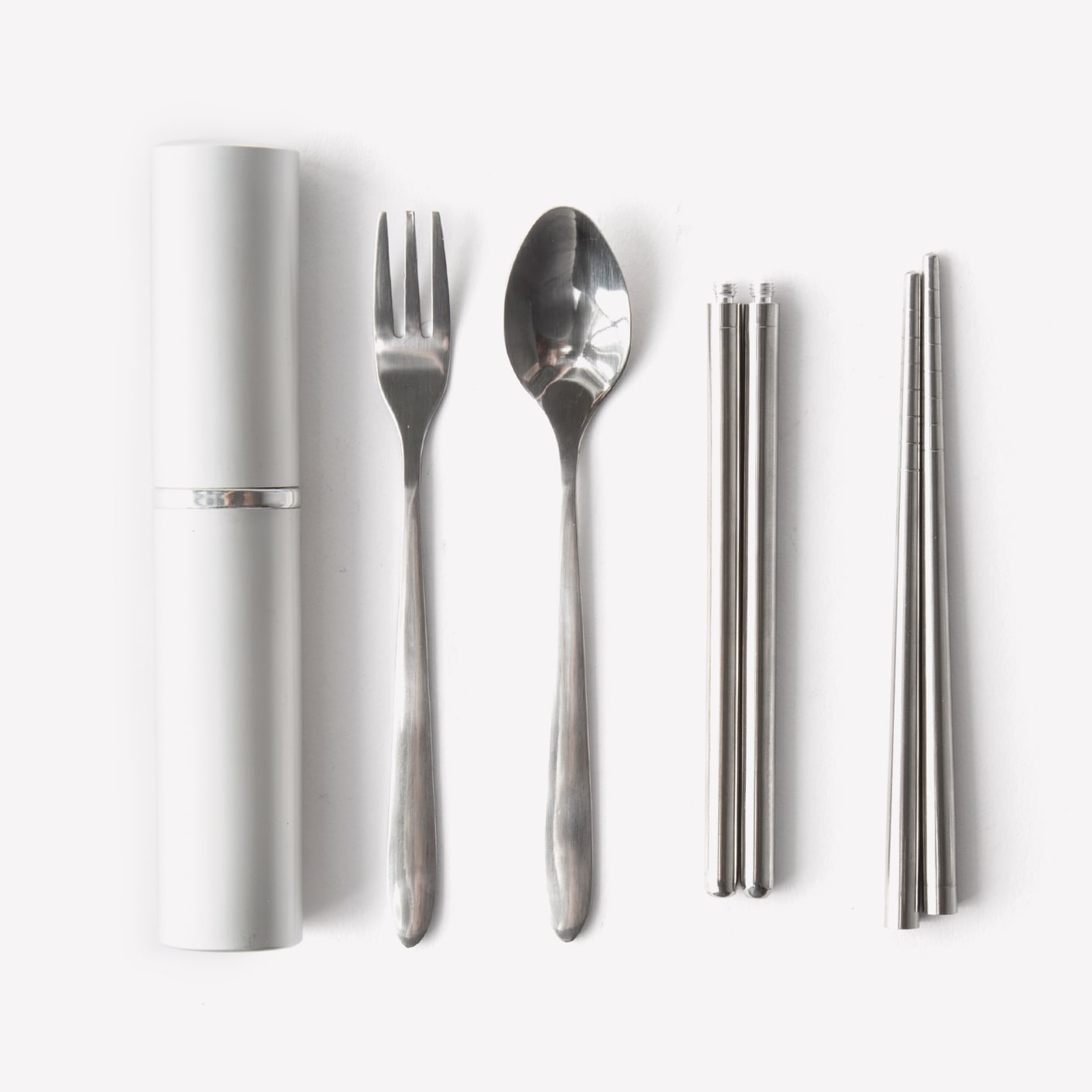 Onyx Stainless Steel Travel Cutlery Set | Bespoke Post