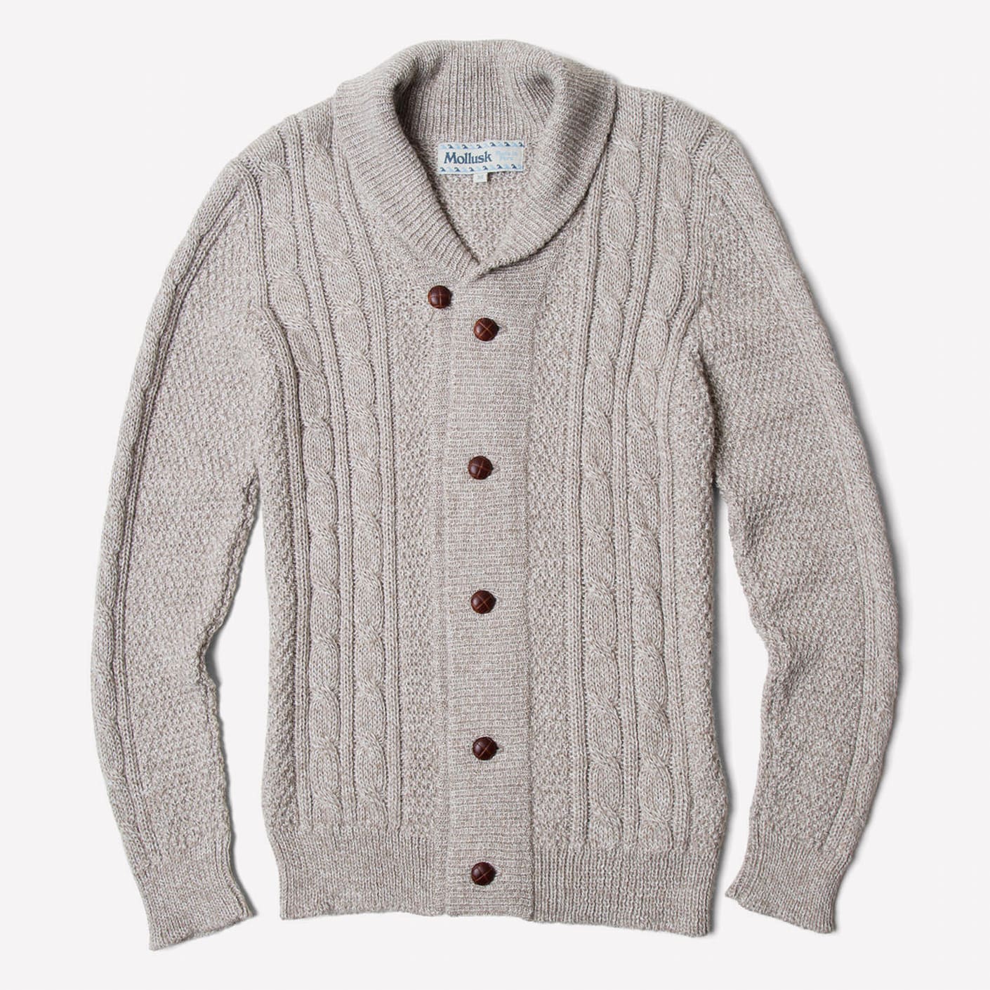 Mollusk Surf Shop Jeffrey Sweater – Cloud Grey | Bespoke Post