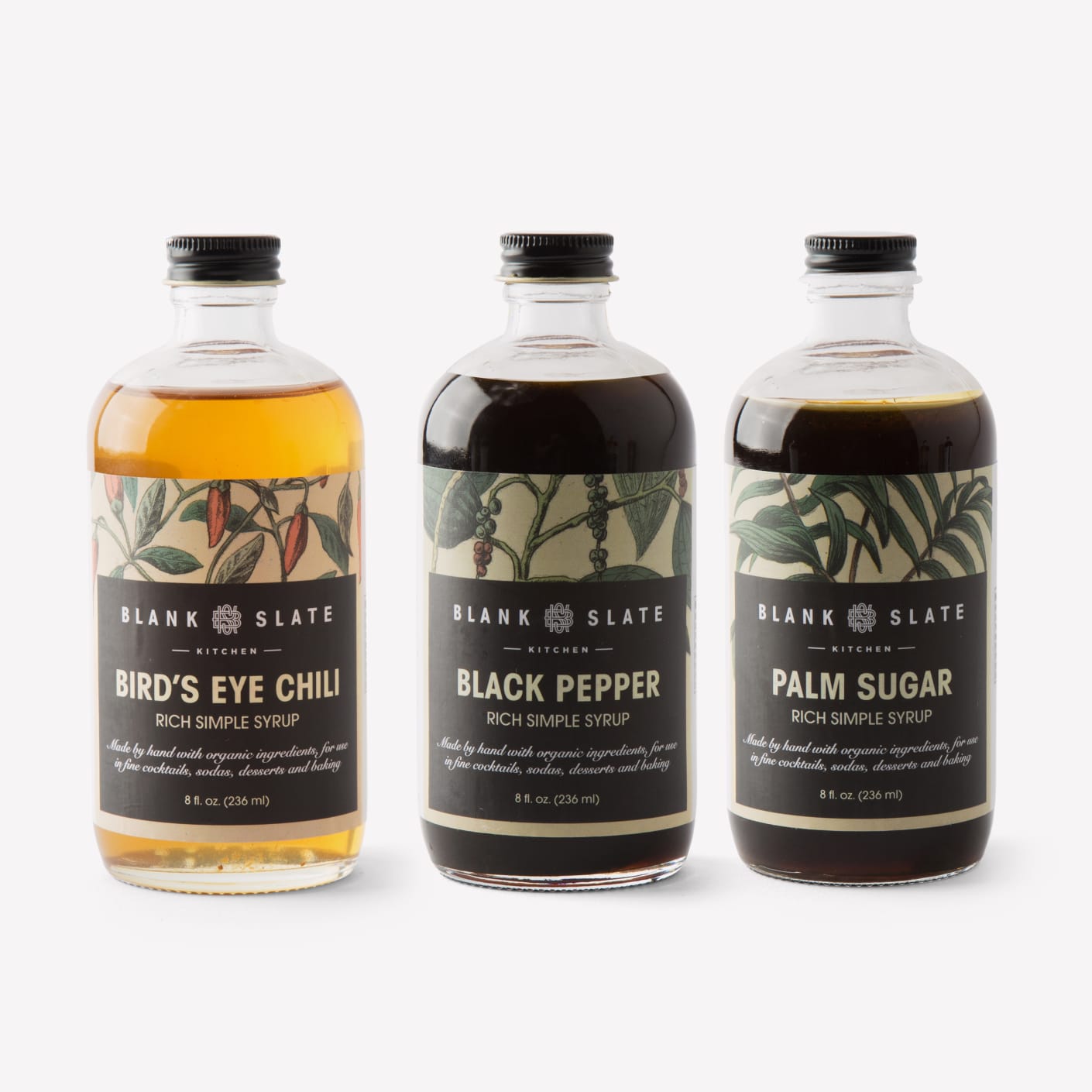 Blank Slate Kitchen Simple Syrup Trio | Bespoke Post