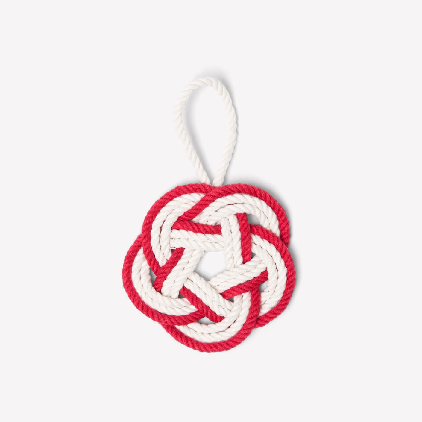 Mystic Knotwork Sailor's Knot Ornament – Red | Bespoke Post