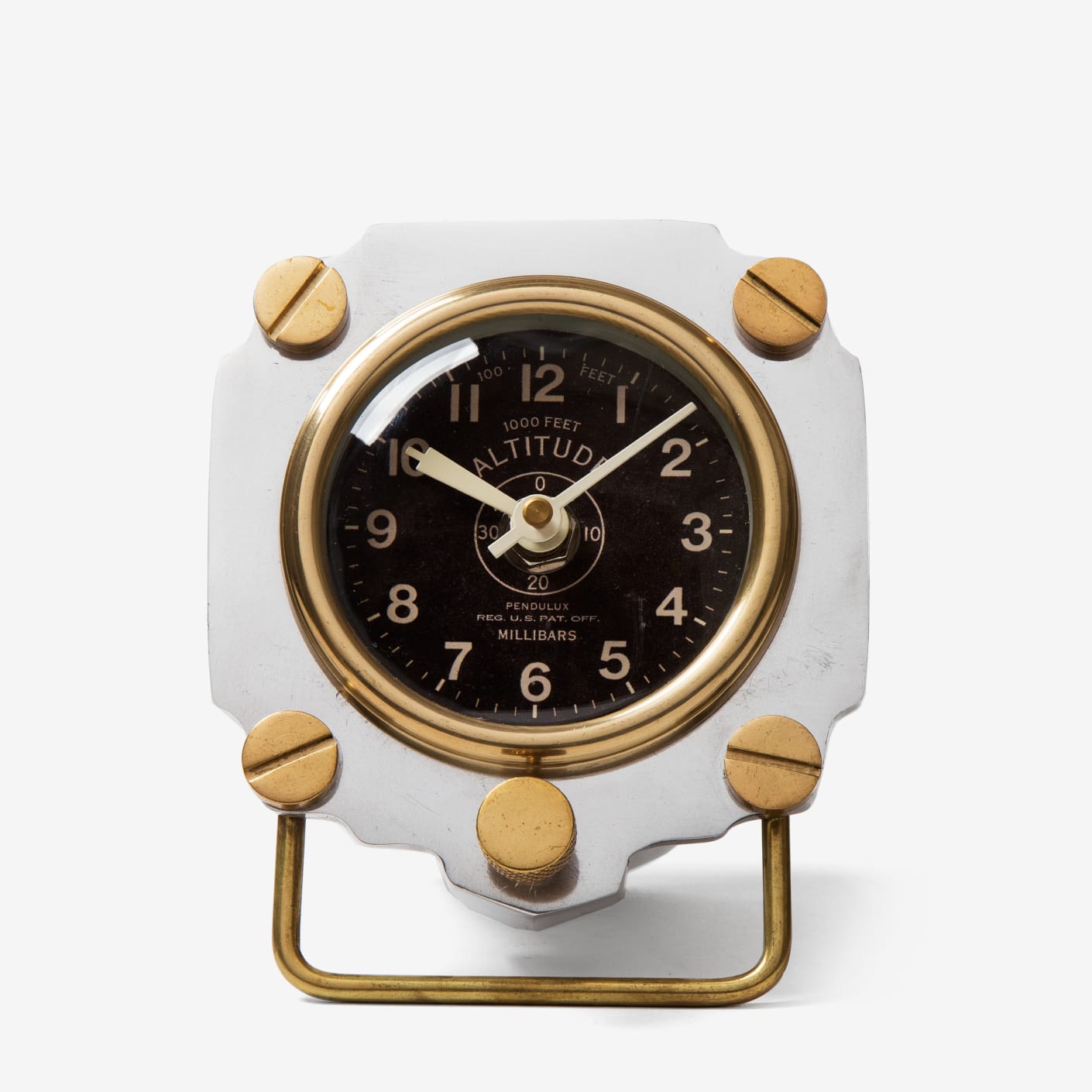 Pendulux Altimeter Table Clock – Aluminum | Bespoke Post