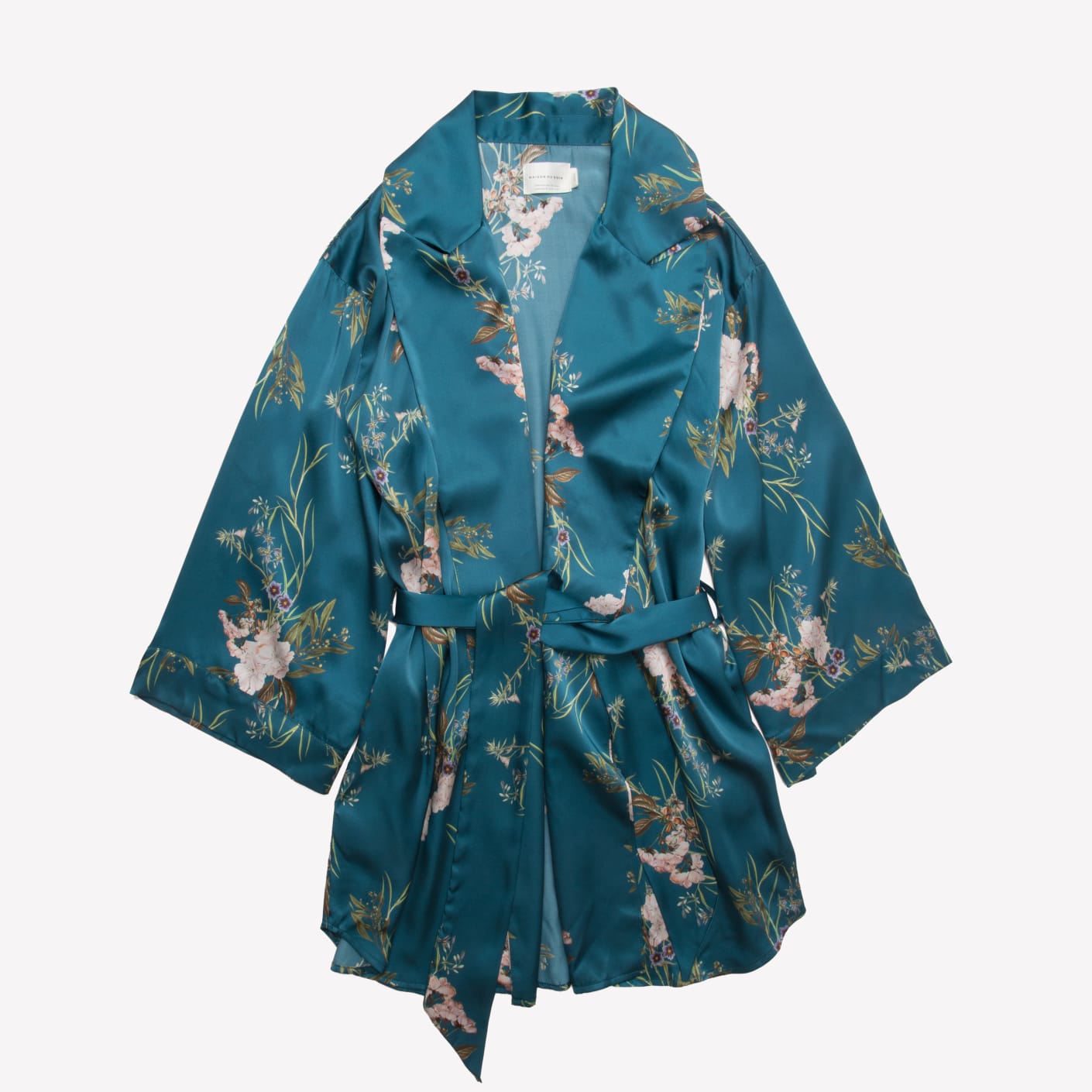 Maison Du Soir Selene Teal Robe | Bespoke Post