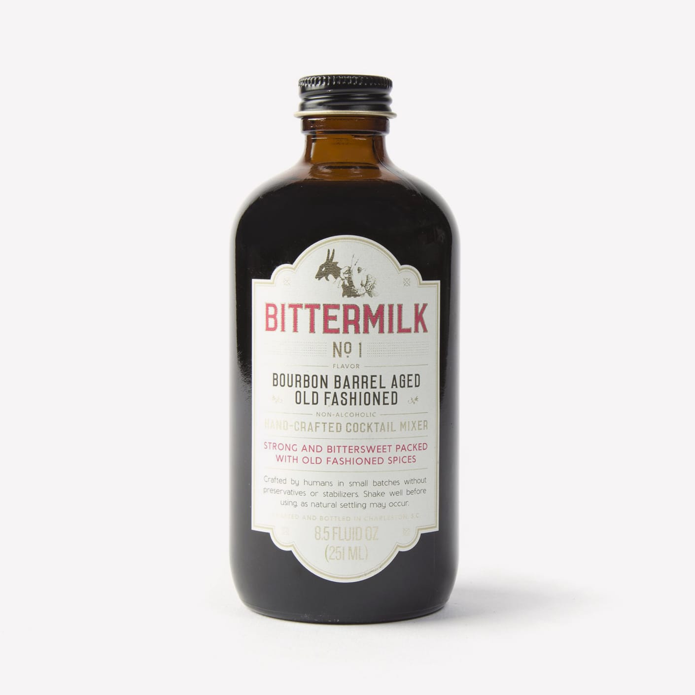 Bittermilk No. 1 Bourbon Barrel Aged Old Fashioned Cocktail Mixer ...
