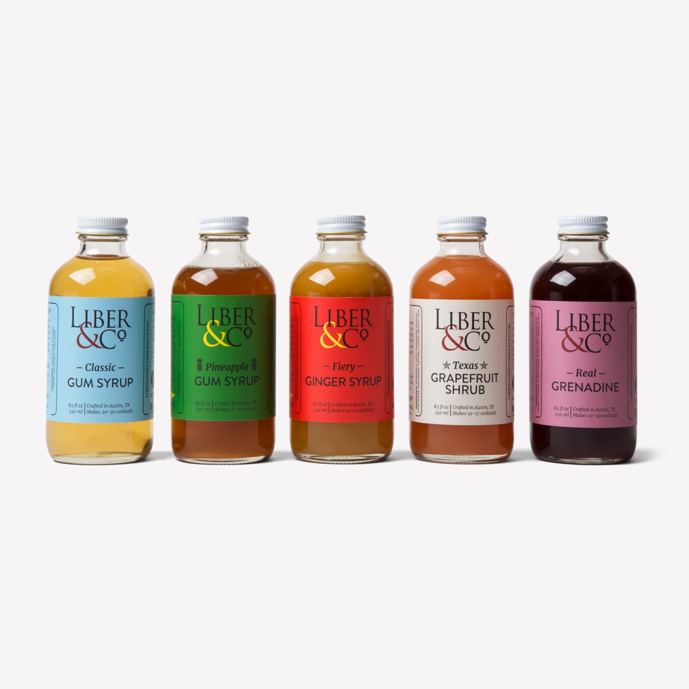 Liber & Co. Liber Cocktail Syrup Quintet | Bespoke Post