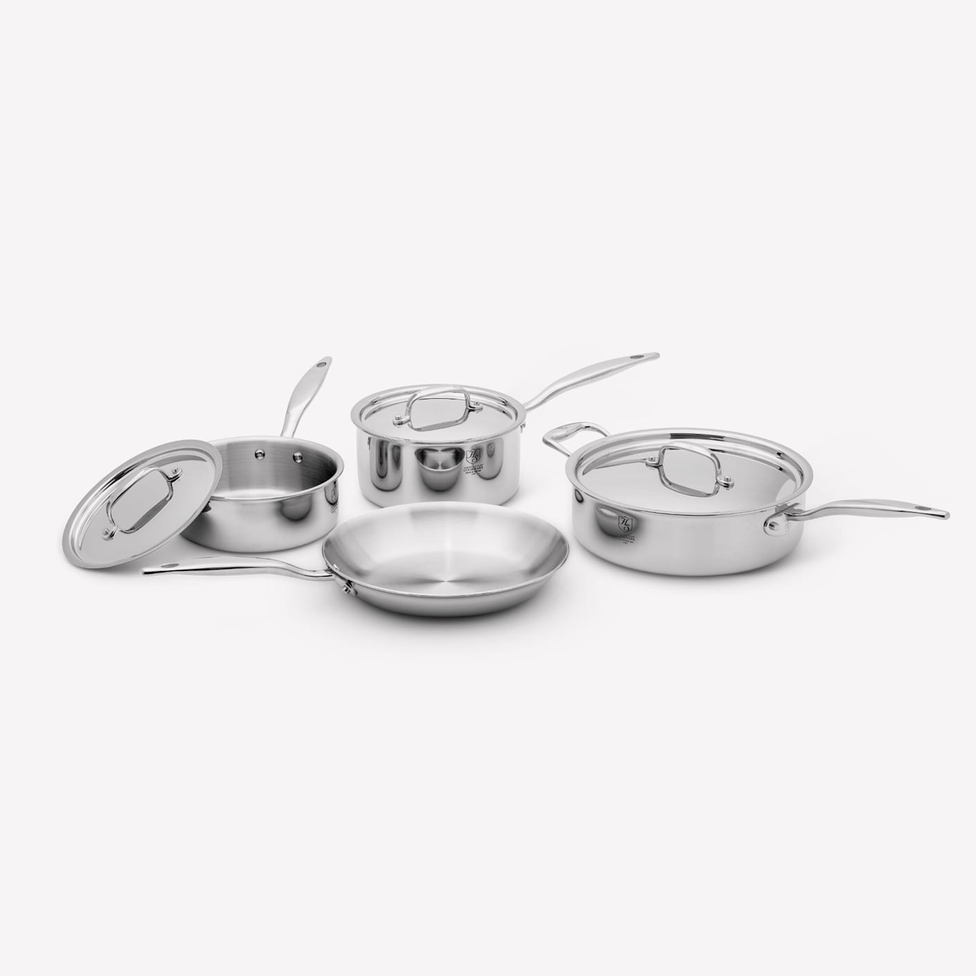 Hammer Stahl 7 Piece Stainless Steel Cookware Set | Bespoke Post