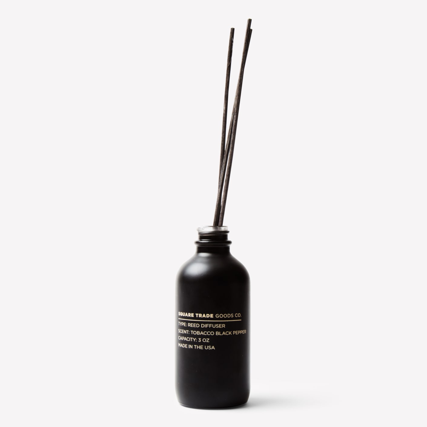 Square Trade Goods Co. Premium Reed Diffuser – Tobacco Black Pepper ...