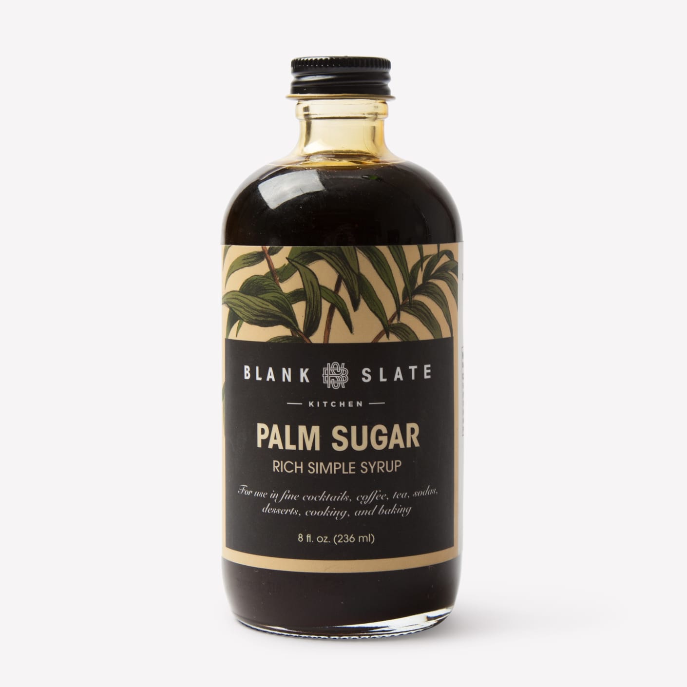 Blank Slate Kitchen Palm Sugar Rich Simple Syrup | Bespoke Post