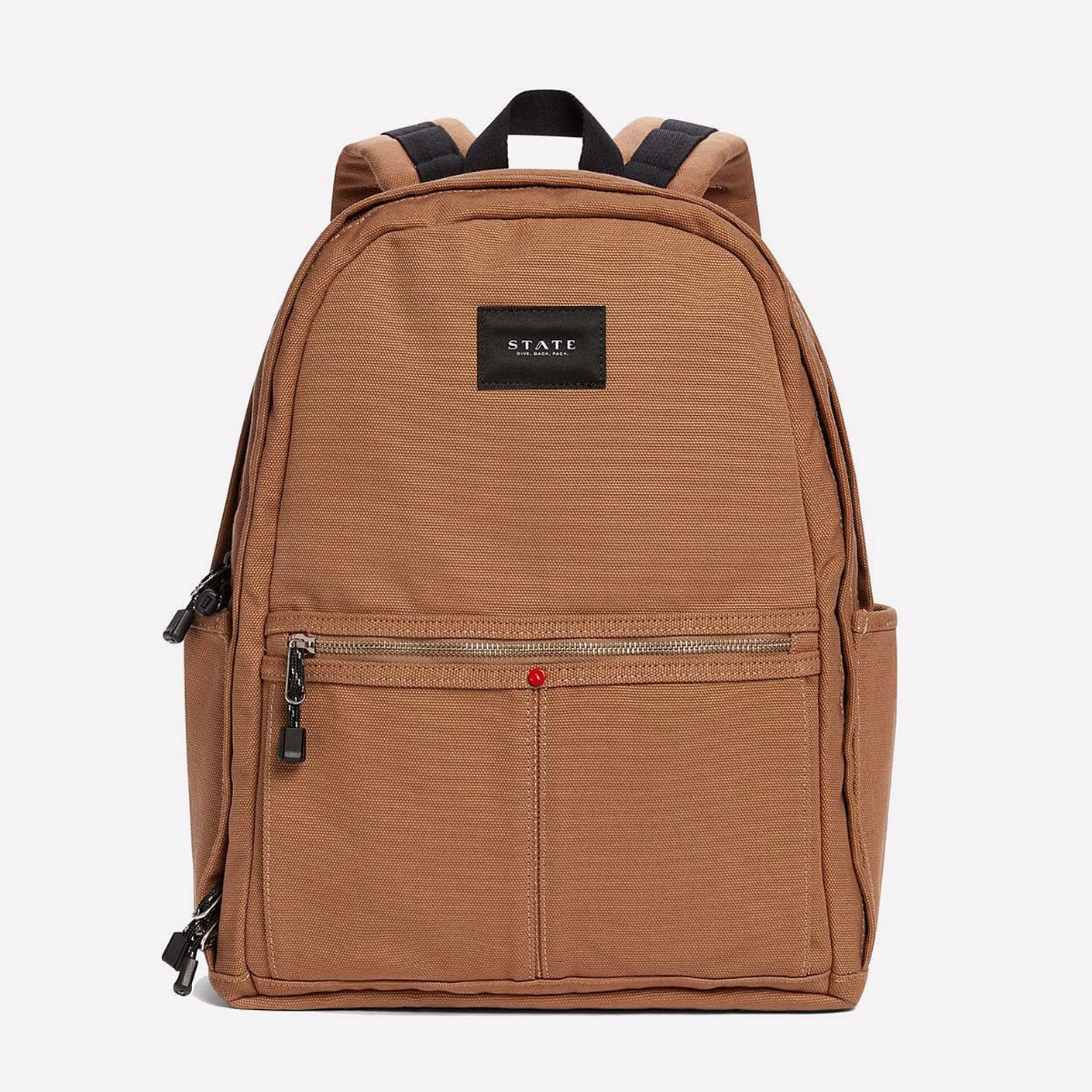 STATE Bedford Backpack Coated Canvas – Whiskey | Bespoke Post