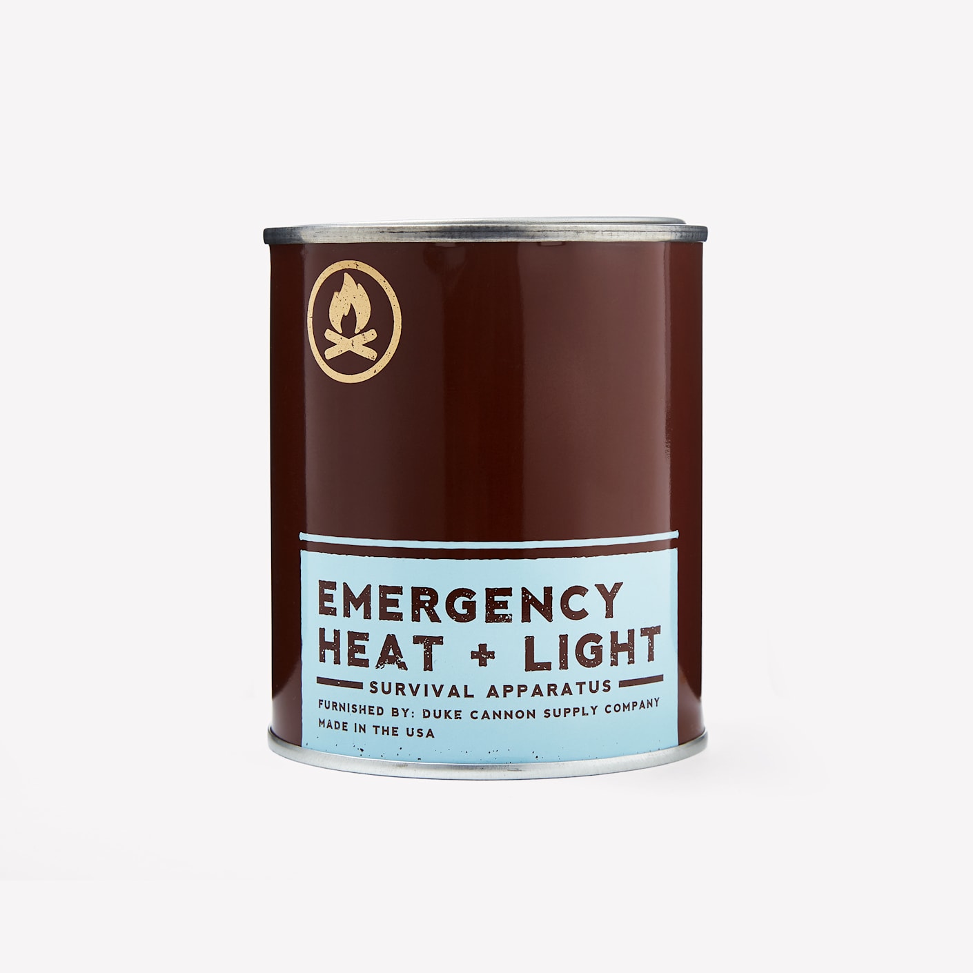 Duke Cannon Emergency Heat + Light – Tobacco and Leather | Bespoke Post