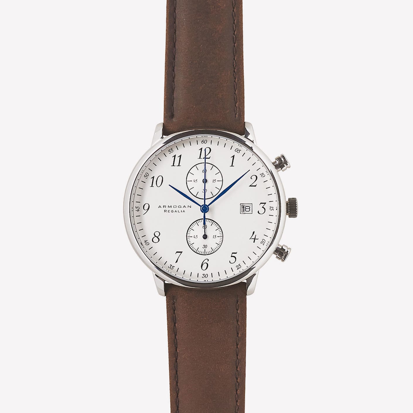 Armogan Regalia Watch – Silvered White C86 | Bespoke Post