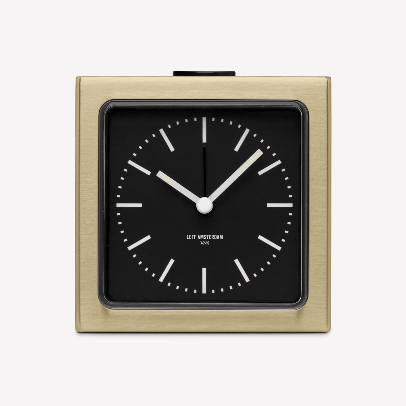 Leff Amsterdam Block Clock – Brass | Bespoke Post