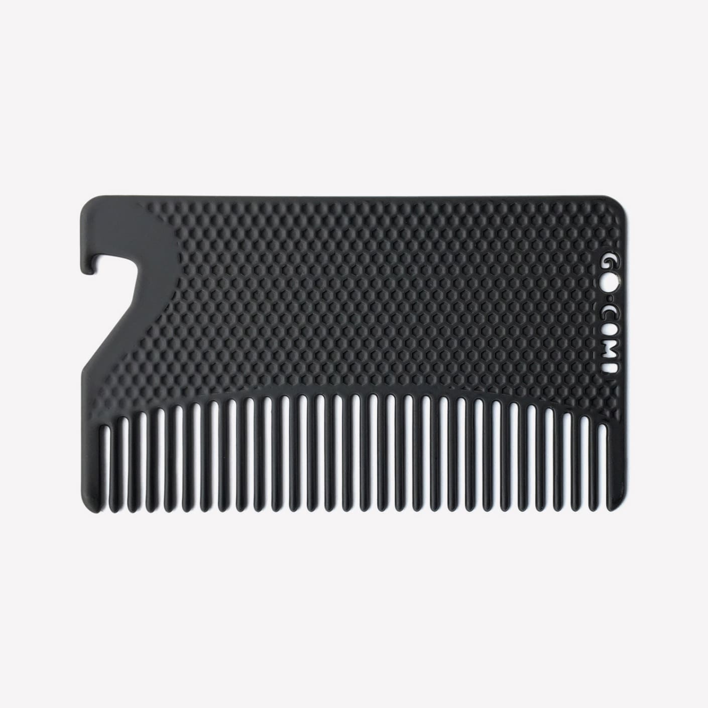 Go-Comb Bottle Opener Comb – Matte Black | Bespoke Post