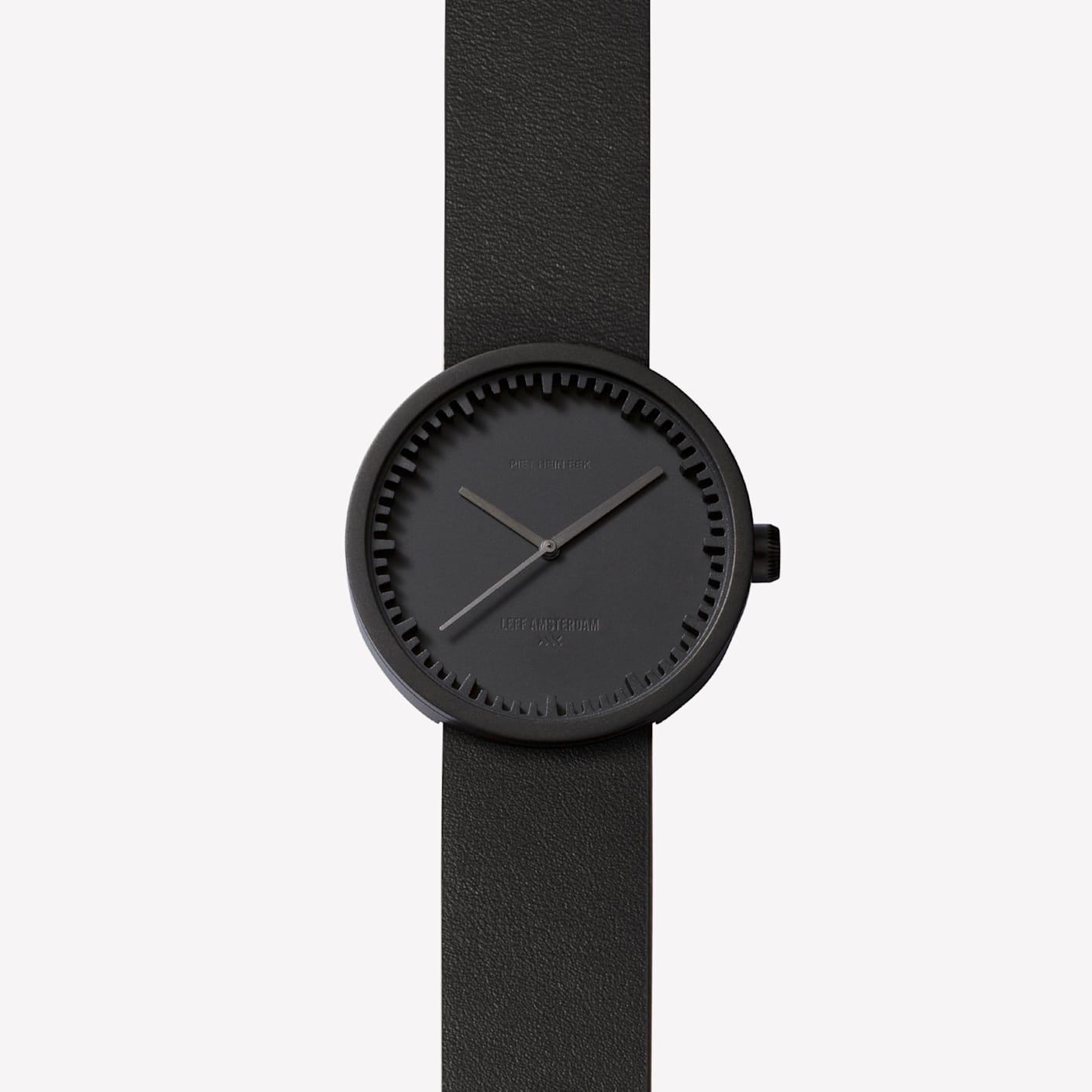 Leff Amsterdam Tube Watch D38 – Black/Black | Bespoke Post
