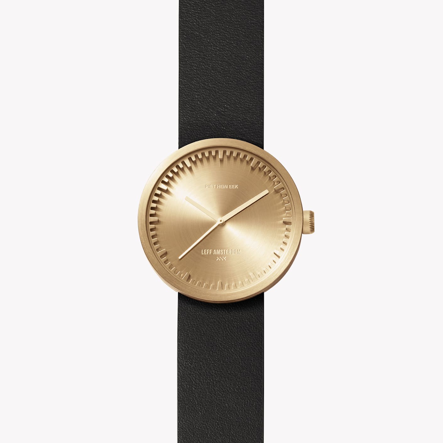 Leff Amsterdam Tube Watch D38 – Brass/Black | Bespoke Post
