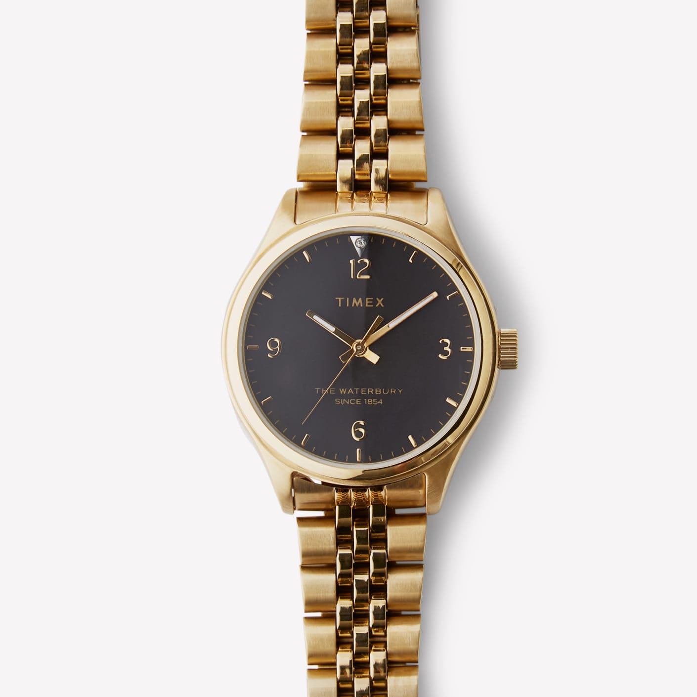 Timex Waterbury Watch – Gold & Black Dial | Bespoke Post