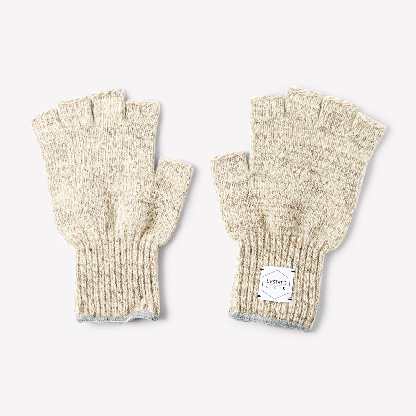 Upstate Stock Fingerless Gloves – Oatmeal | Bespoke Post
