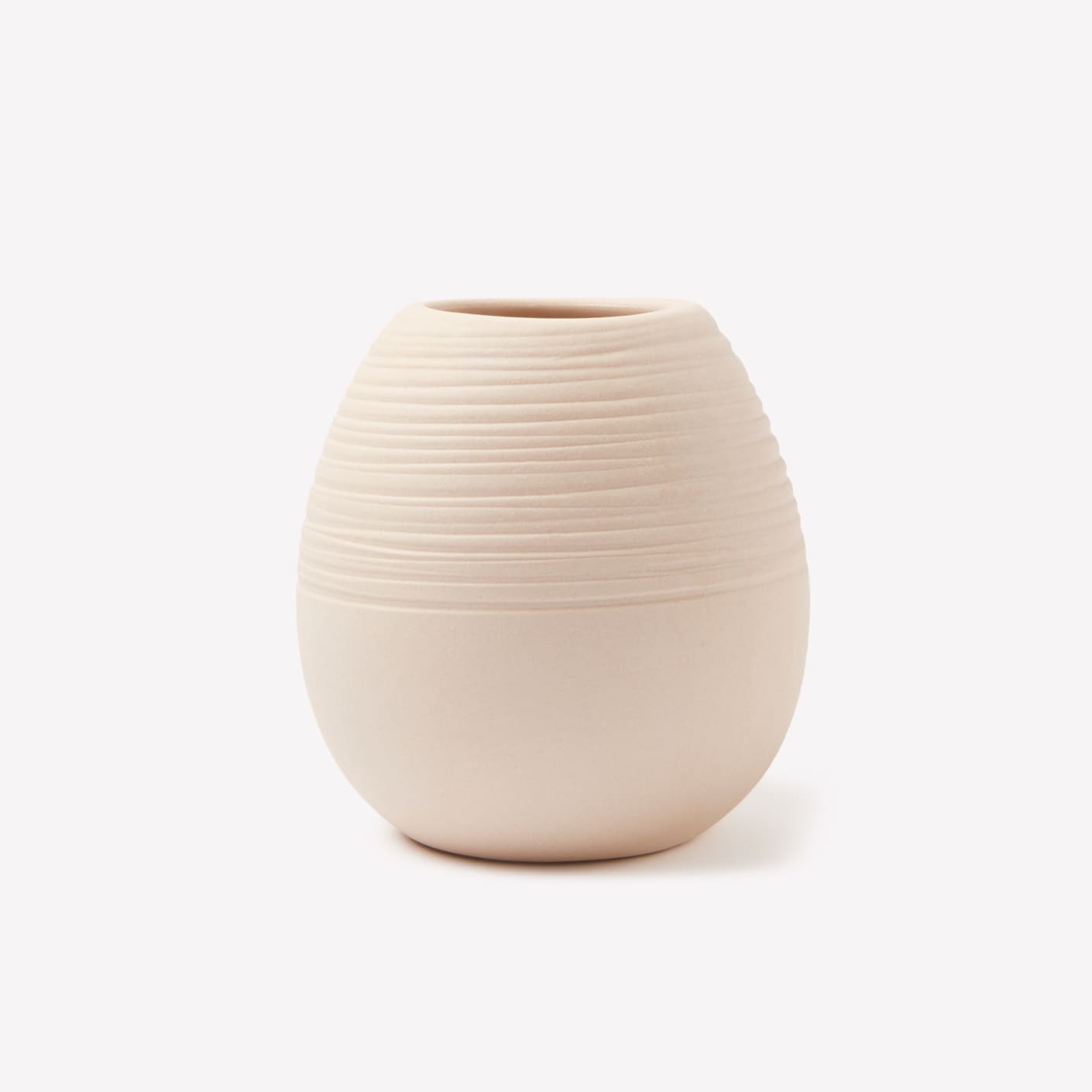 Pigeon Toe Ceramics Ceramic Ribbed Bud Vase – Blush | Bespoke Post