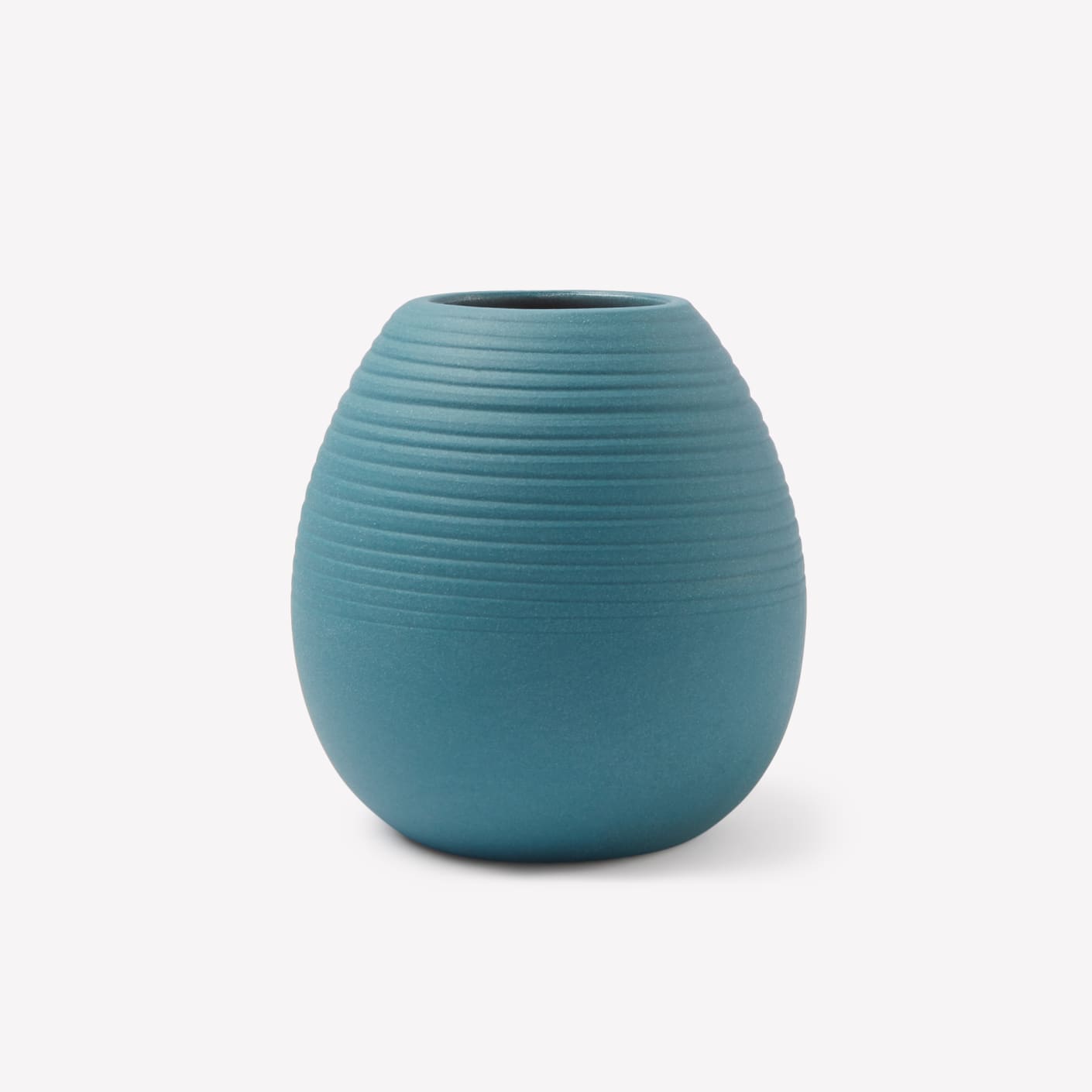 Pigeon Toe Ceramics Ceramic Ribbed Bud Vase – Teal | Bespoke Post