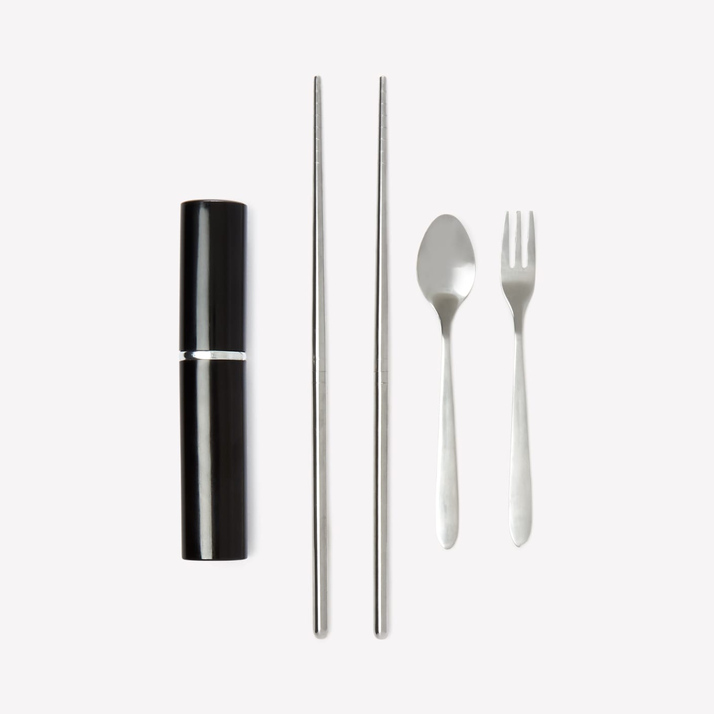 Onyx Stainless Steel Travel Cutlery Set | Bespoke Post