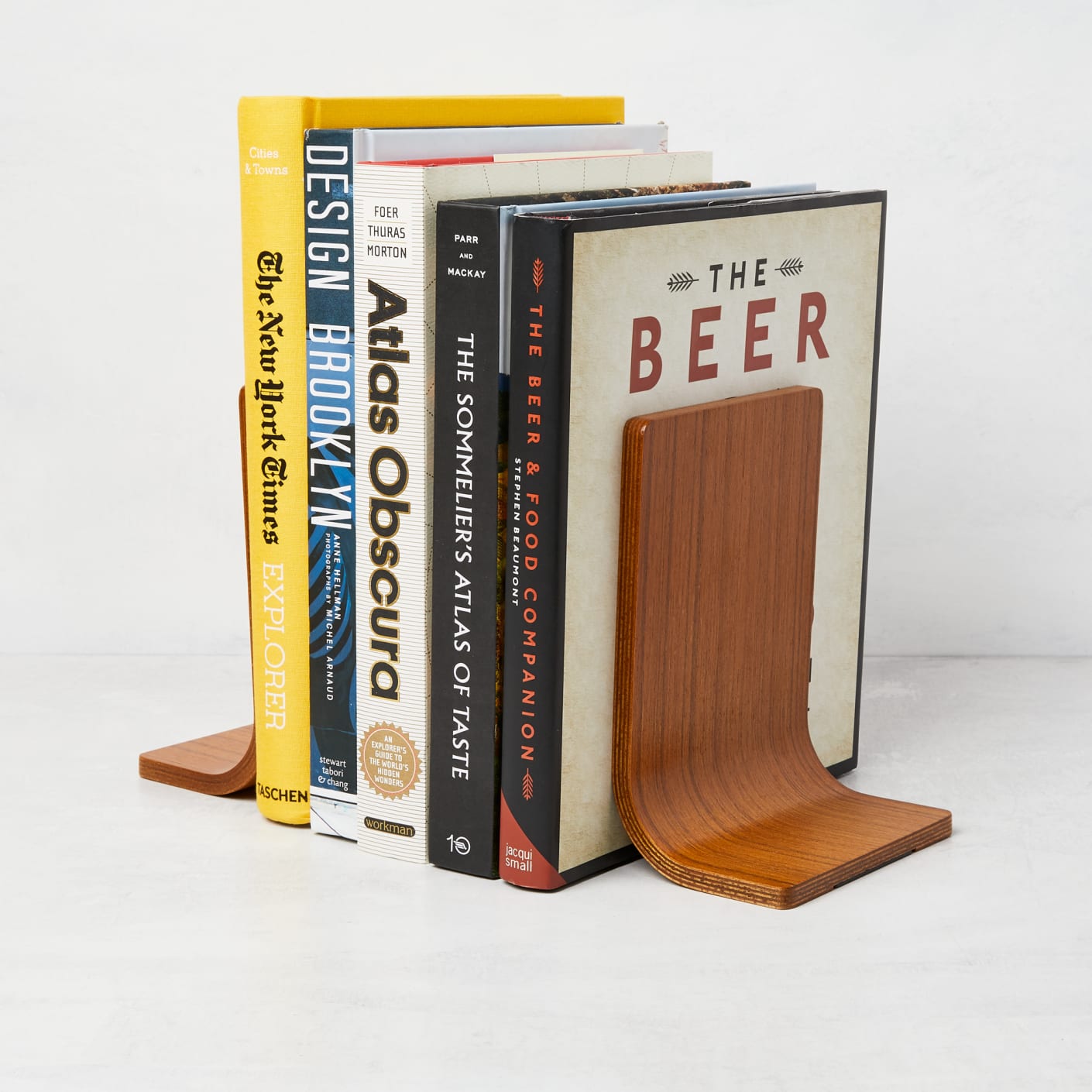 Saikai Japanese Moulded Wood Bookends | Bespoke Post