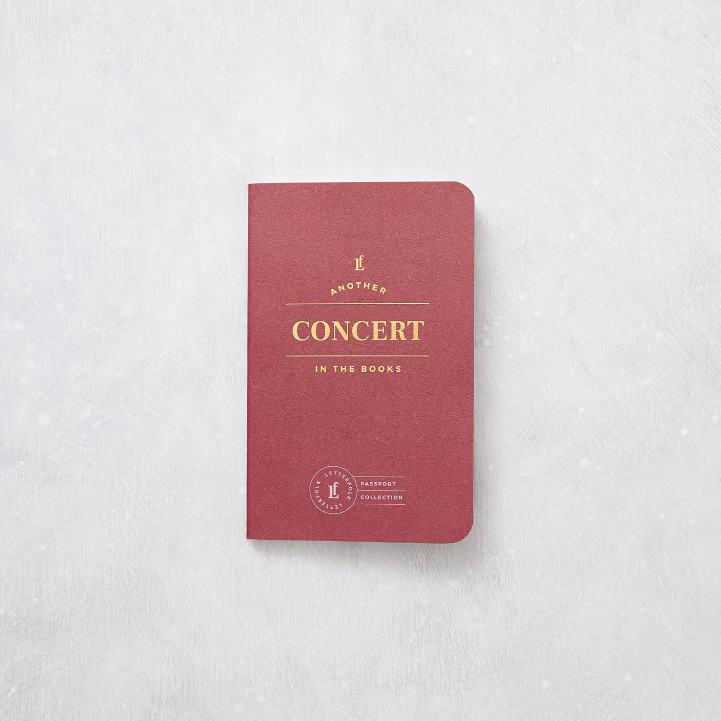 Letterfolk Concert Passport Journal | Bespoke Post