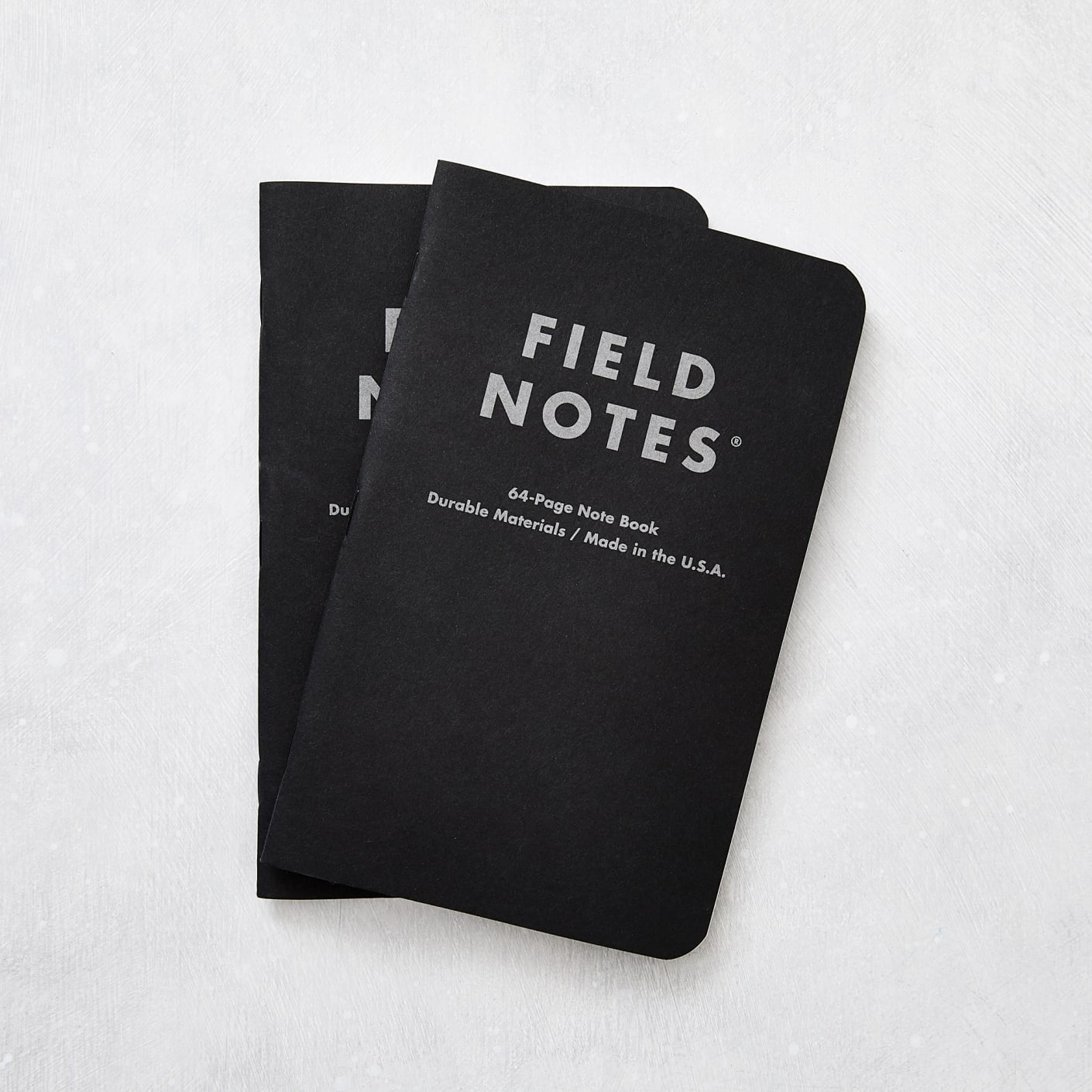 Field Notes Pitch Black Journals – Set of 2 | Bespoke Post