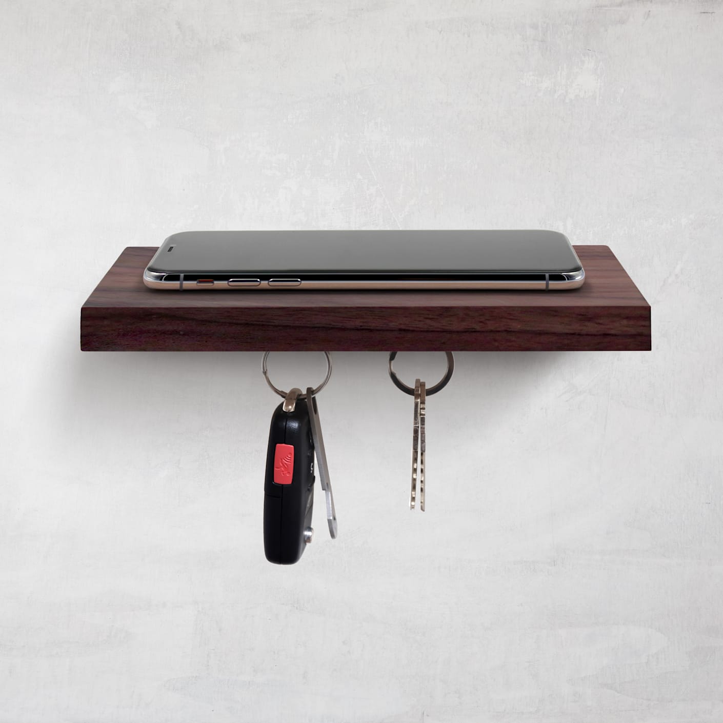 Ilovehandles Plank Magnetic Wall Shelf – Walnut | Bespoke Post